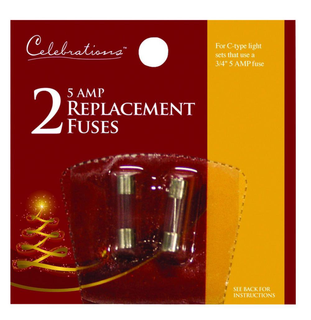 Celebrations C-Type 5 Amp Replacement Fuses Light Accessory | Wayfair