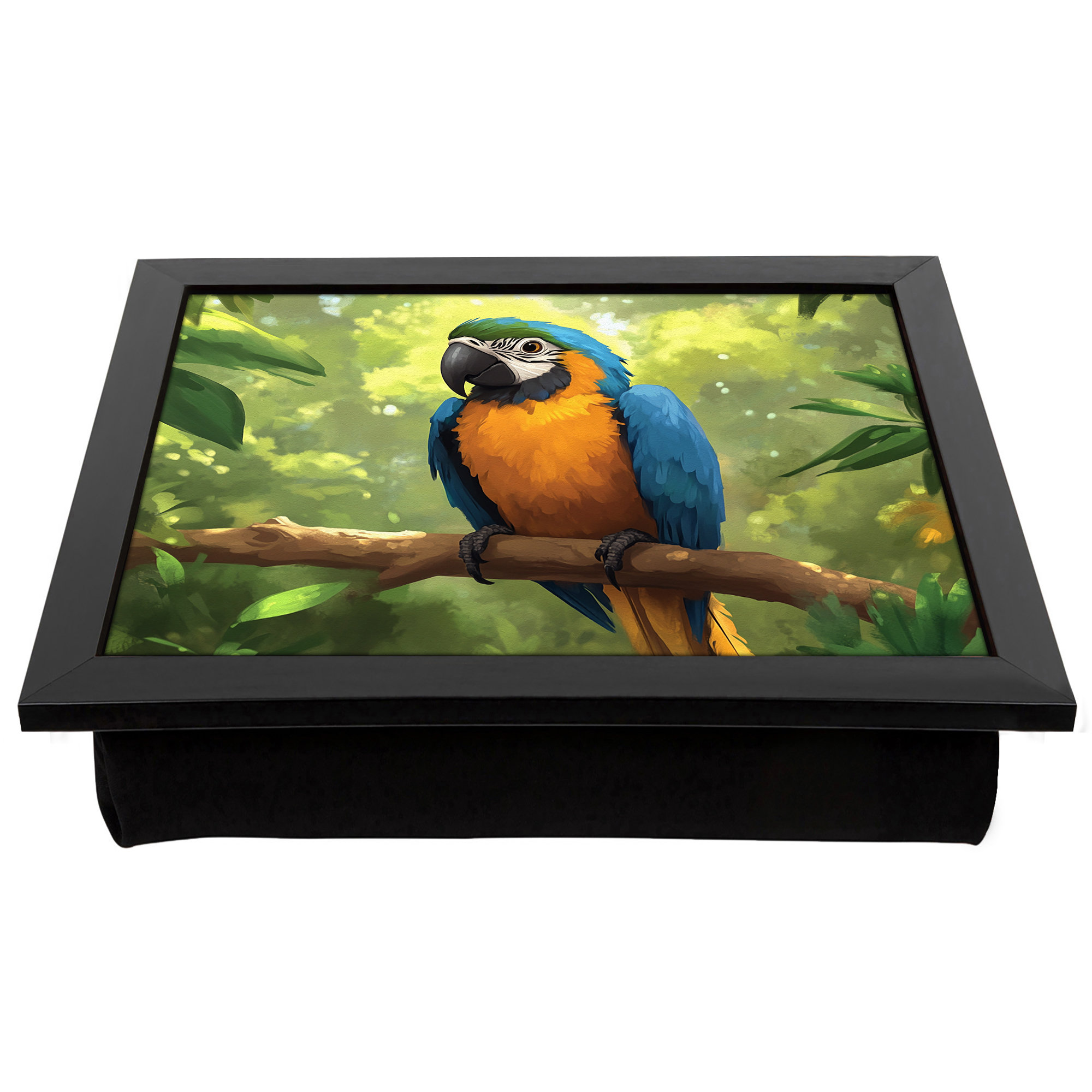 17 Stories Parrot Design Lap Tray with Cushion | Wayfair.co.uk