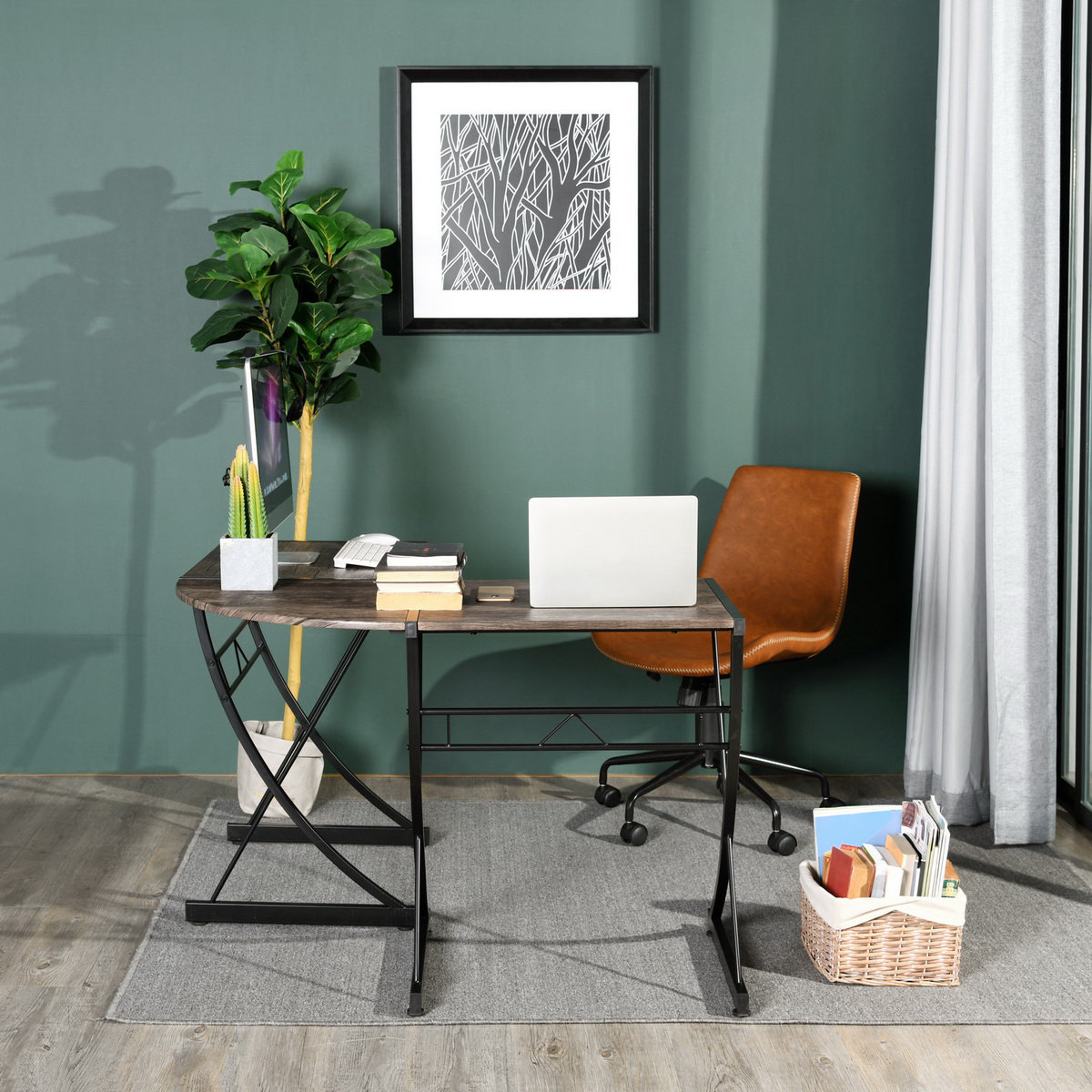 Inbox Zero L-Shaped Computer Desk & Reviews - Wayfair Canada