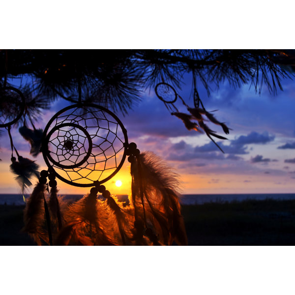 Hokku Designs Derriona Dreamcatcher On Canvas Photograph | Wayfair