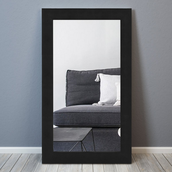 Empire Art Direct Metallic Shagreen Leather Framed Beveled Accent ...