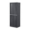 Sterilite 4 Shelf Cabinet, Heavy Duty, Easy Assembly Storage Unit ...