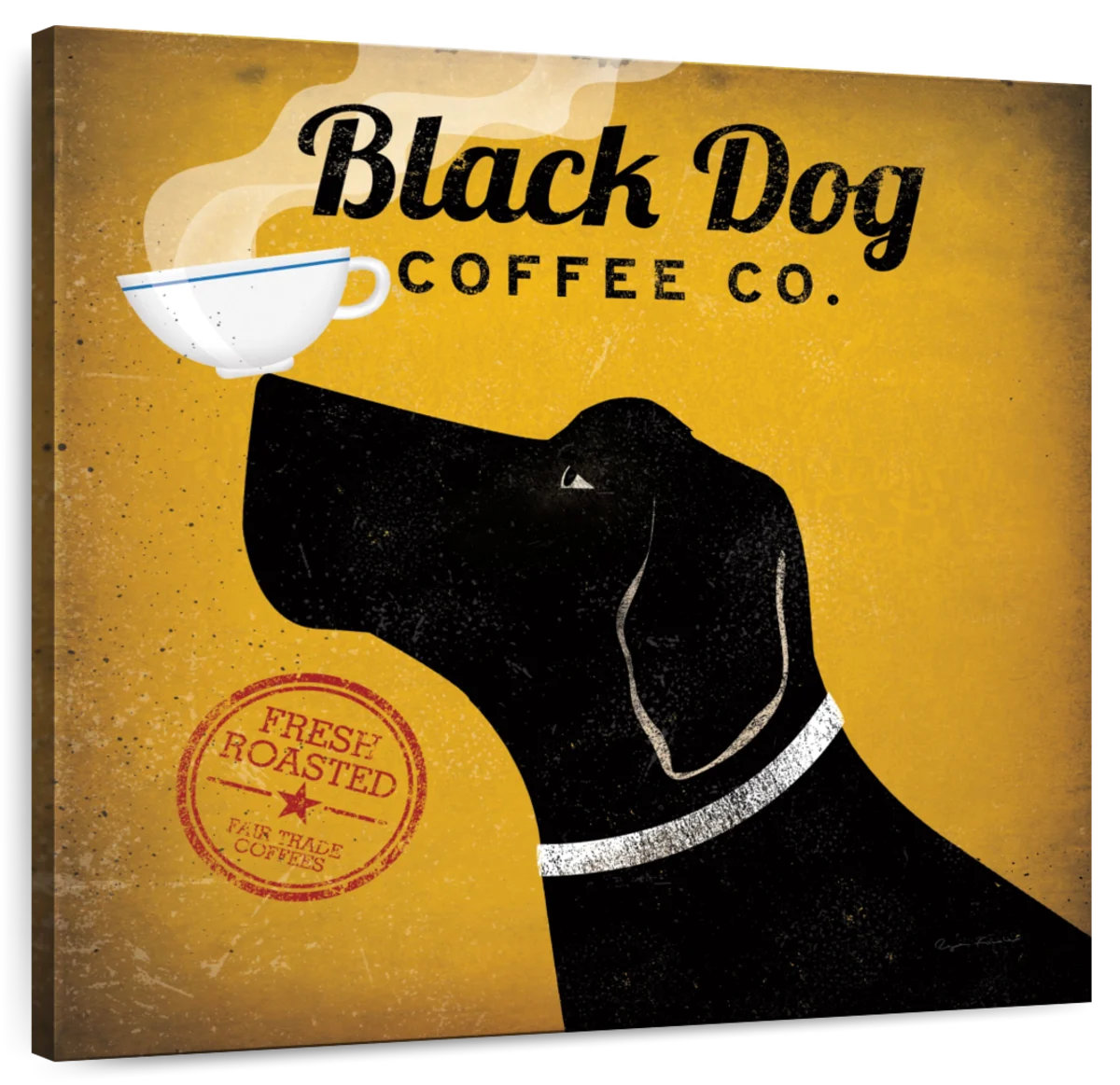 Ebern Designs Tergel Black Dog Coffee Co | Wayfair