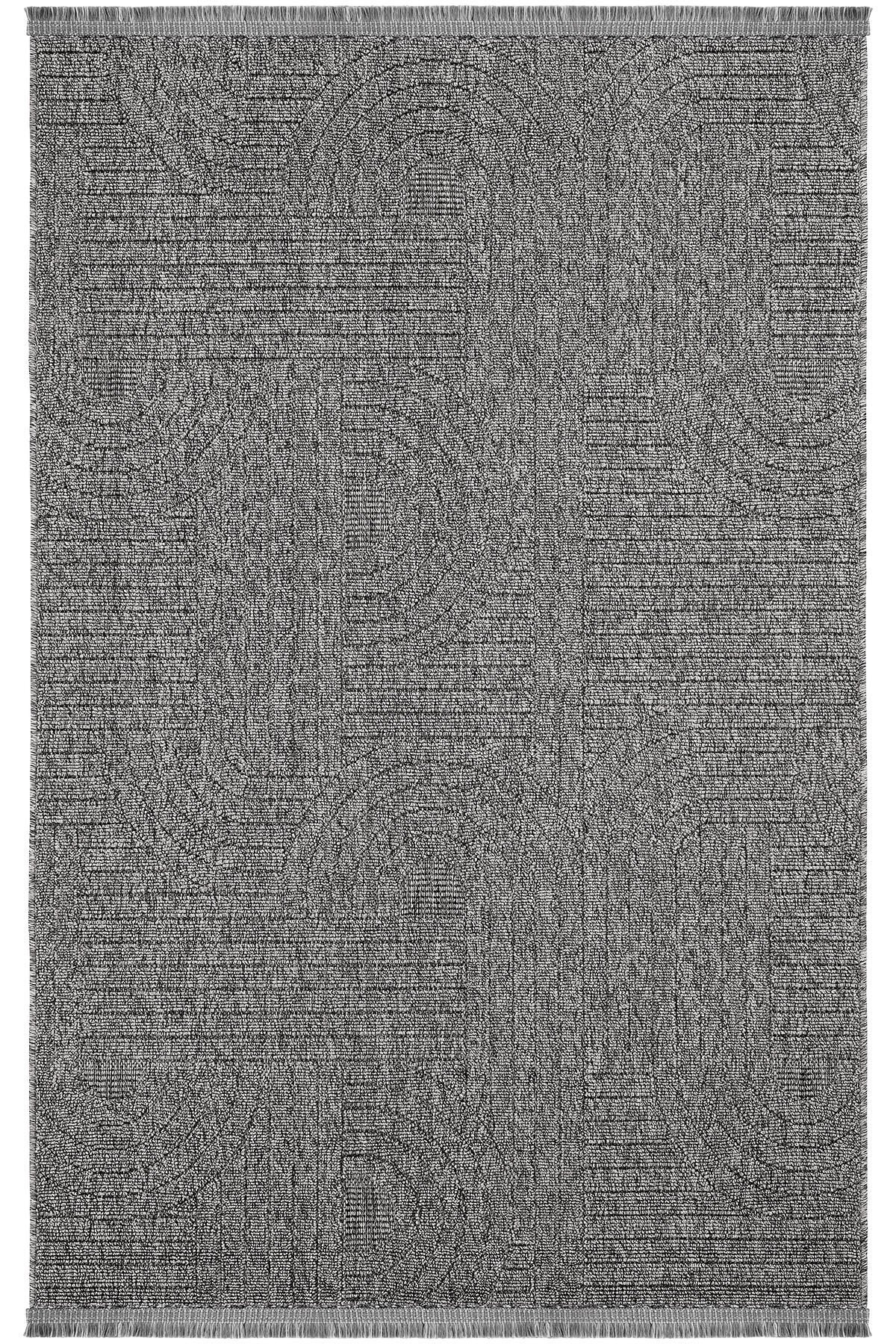 Hokku Designs Hasir Anthracite Woven Textured Cut Pile Rug - Wayfair Canada