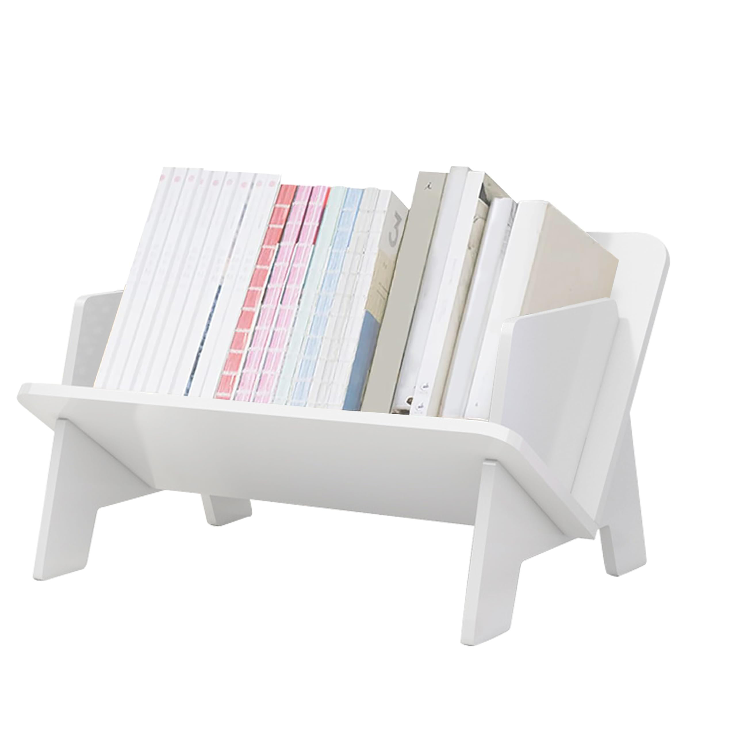 Hokku Designs Wood Bookcase In Living Room/Home/Office, Desktop Book ...