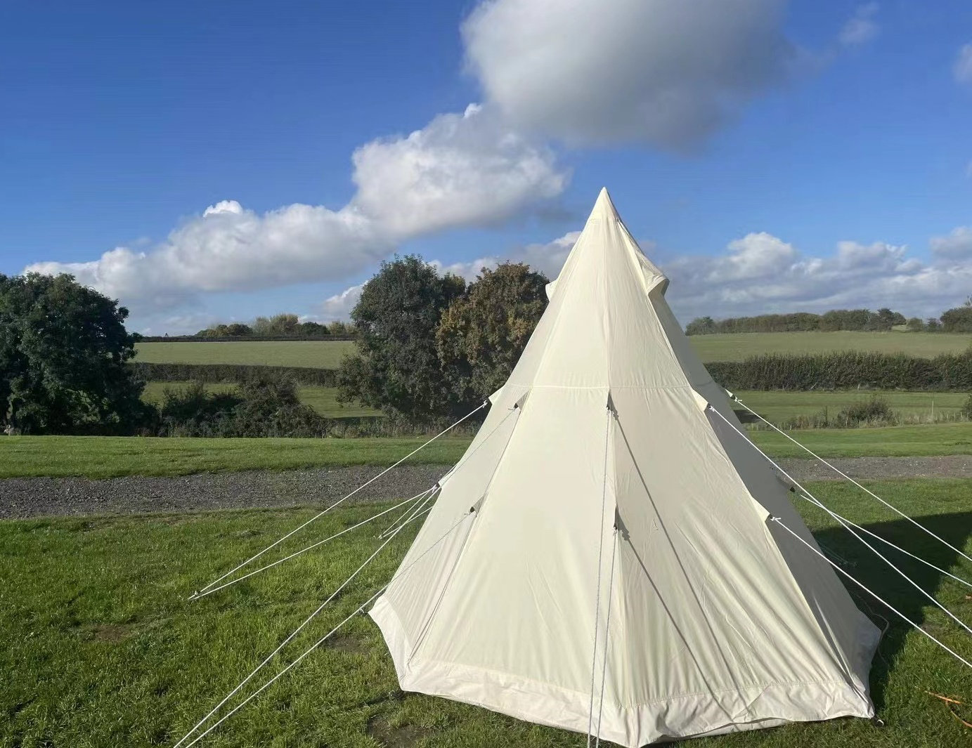 Novobey SAM&HAIBEI Bell Tent 4 Season 9.85ft Glamping Tent, Hot Tent ...