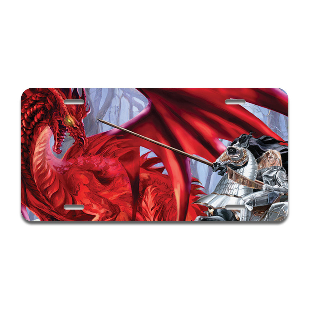 SignMission Red Dragon Knight Aluminum Plate Frame | Wayfair