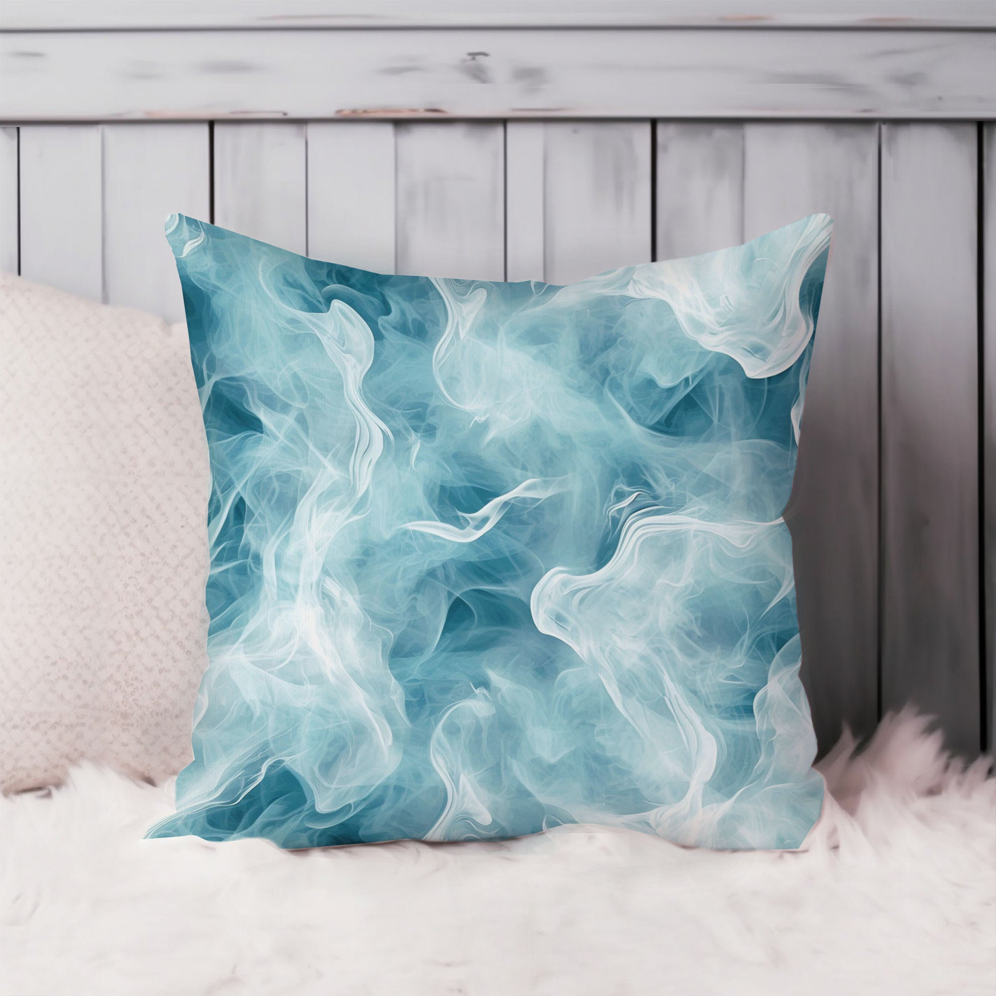 Ethan Taylor Abstract Blue Myst XIII Modern | Wayfair