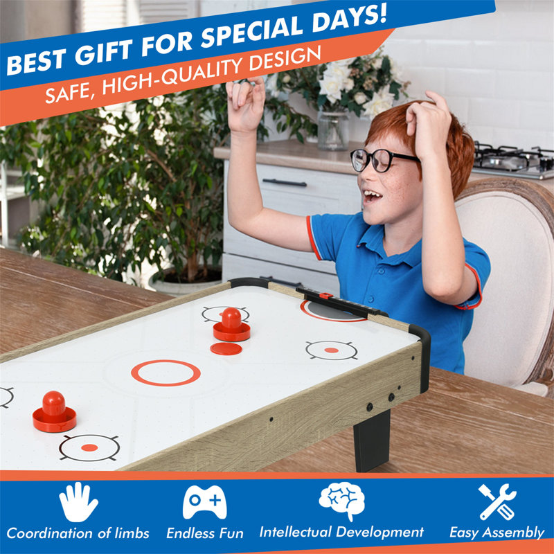 RayChee 36'' 2 -Player Table Top Air Hockey Table w/Powerful Air, 2 ...