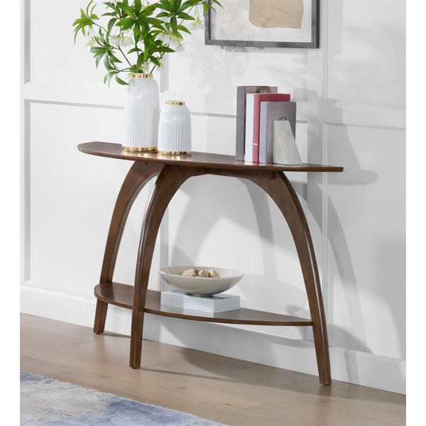 Wade Logan® Atreu 48'' Half Moon Sofa Console Table "& Reviews" | Wayfair