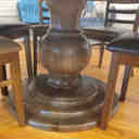 Classic Home Brookside 60" Round Mango Wood Dinning Table In Cocoa ...