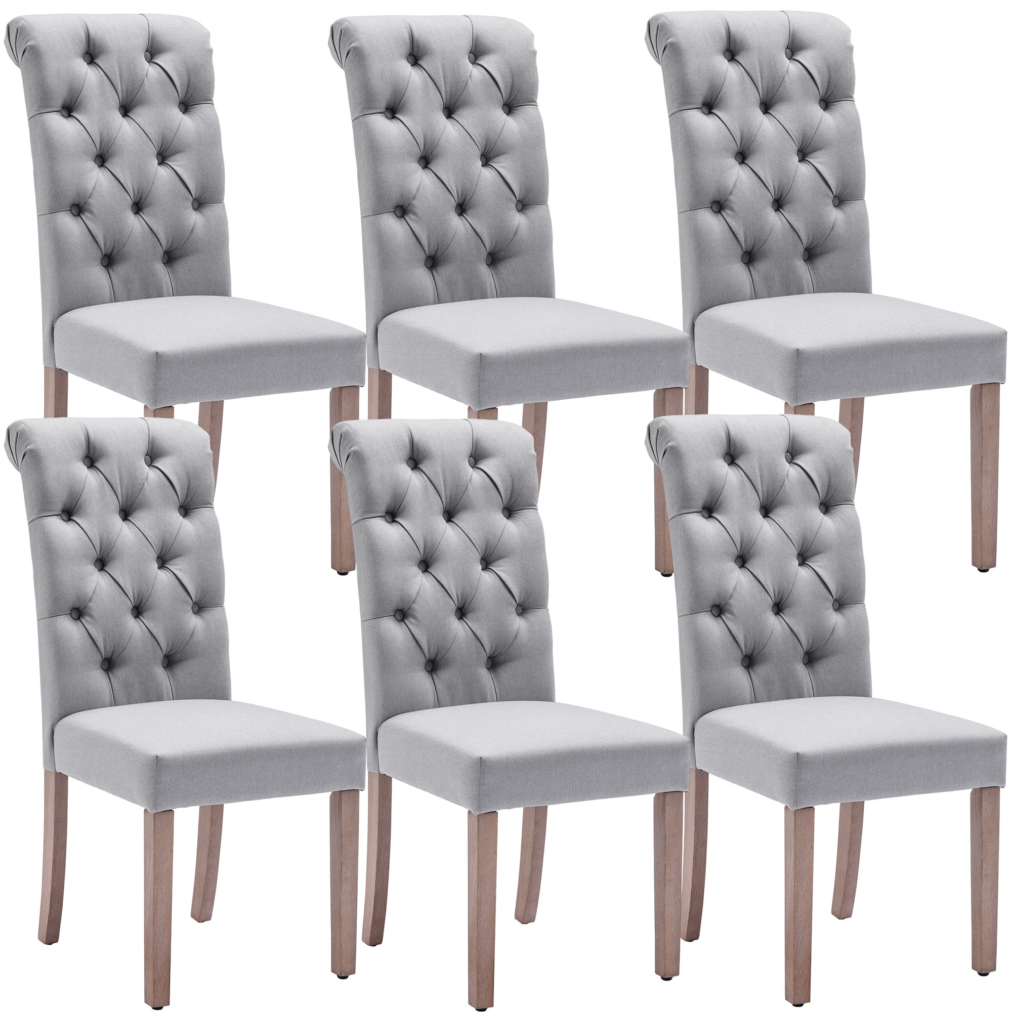 Wildon Home® Lauralee Tufted Dining Chairs & Reviews - Wayfair Canada