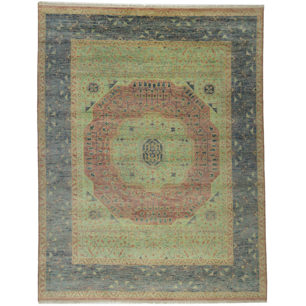 ADMINRUGS Hand Knotted Wool Oriental Rug | Wayfair
