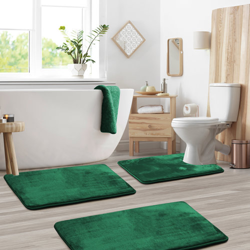 Wayfair | Green Bath Rugs & Mats You'll Love in 2023