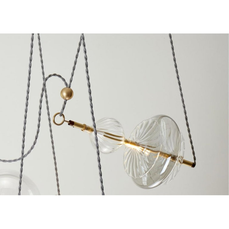 ALAN MIZRAHI LIGHTING Alan Mizrahi Art Deco Trapezei Lustro Blown Glass ...