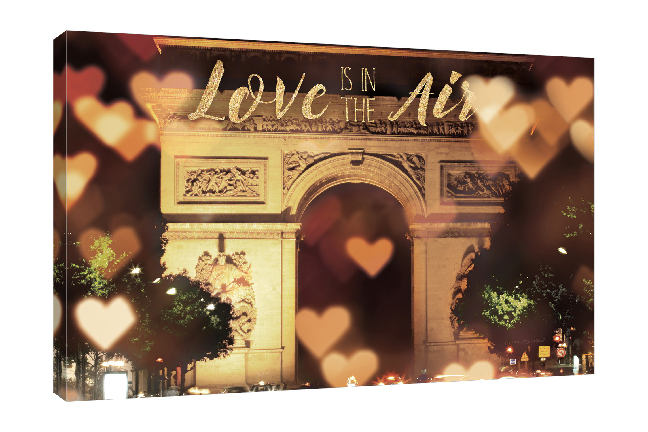Jaxson Rea "Love Is In The Arc De Triomphe V2" Gallery Wrapped Canvas ...