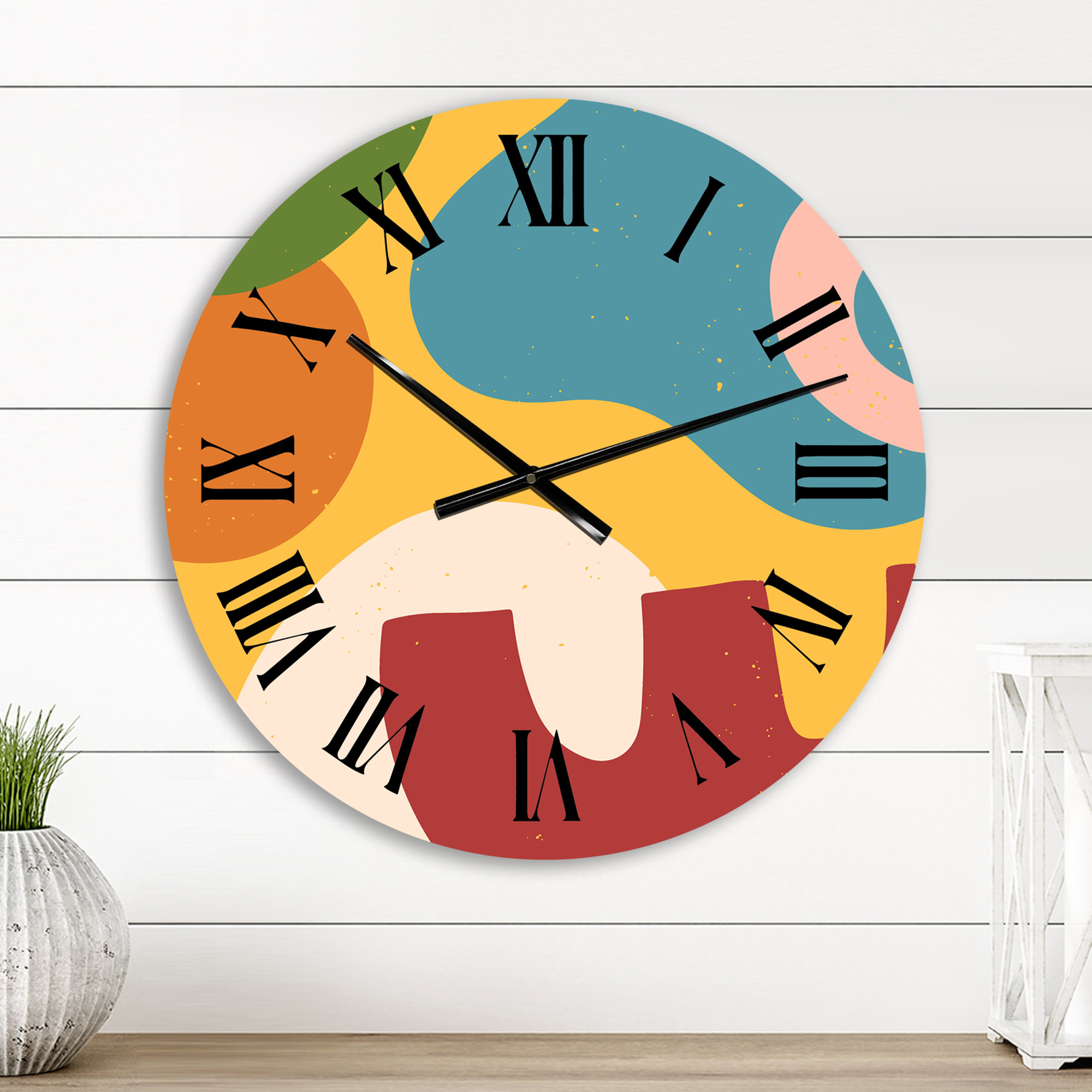 East Urban Home Yellow Tone Elementry Botanical III - Mid-Century ...