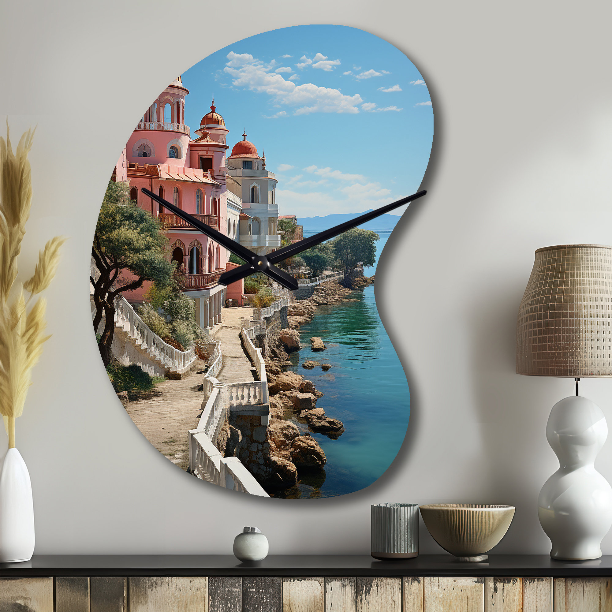 Design Art Cuba Cienfuegos Pearl Of The South - Pink Irregular Shape ...