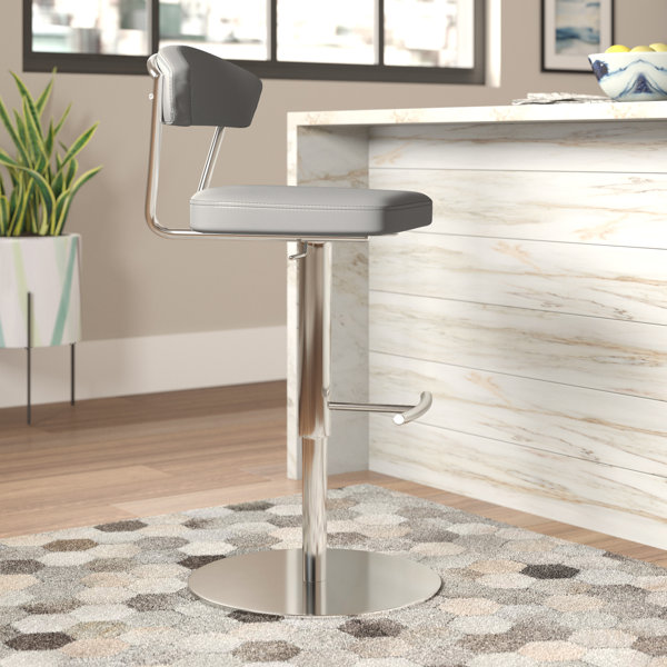 AllModern Isabeau Swivel Adjustable Height Stool & Reviews - Wayfair Canada