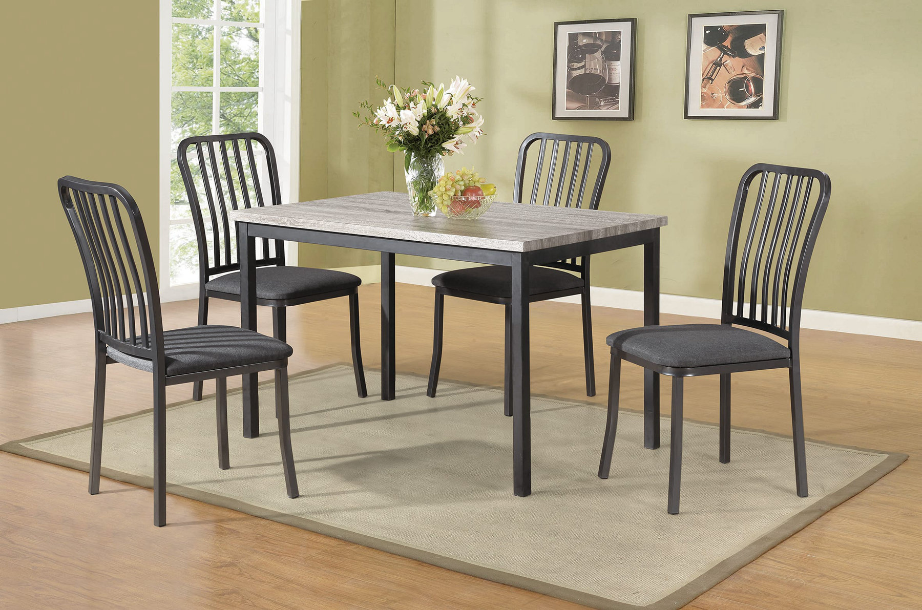 17 Stories Tutto 5 - Piece Dining Set | Wayfair