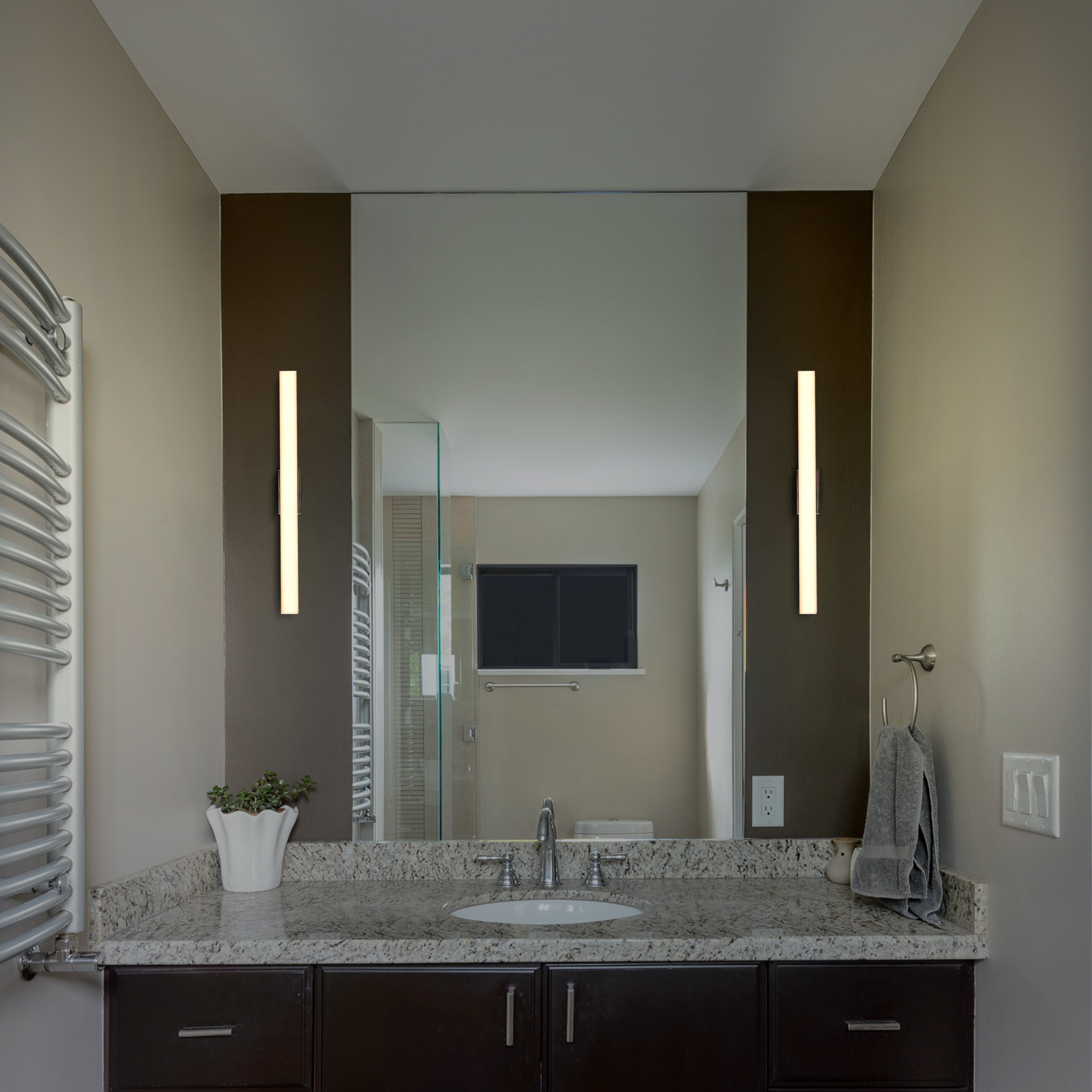 VONN Lighting Procyon 24-in Integrated AC LED ETL Certified Bathroom ...