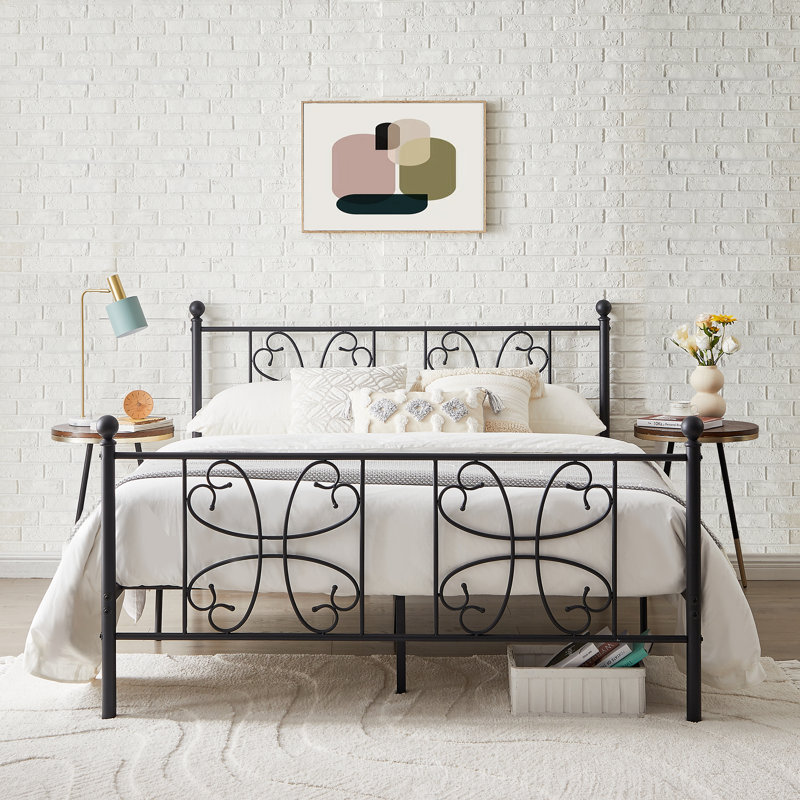 Lark Manor Alsa 42.1'' Steel Bed Frame & Reviews | Wayfair