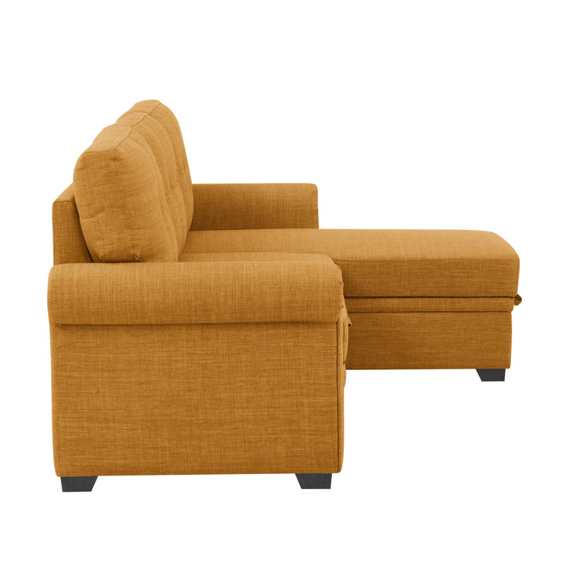 Latitude Run® Rossignol 86" Rolled Arm Sofa Bed & Reviews | Wayfair