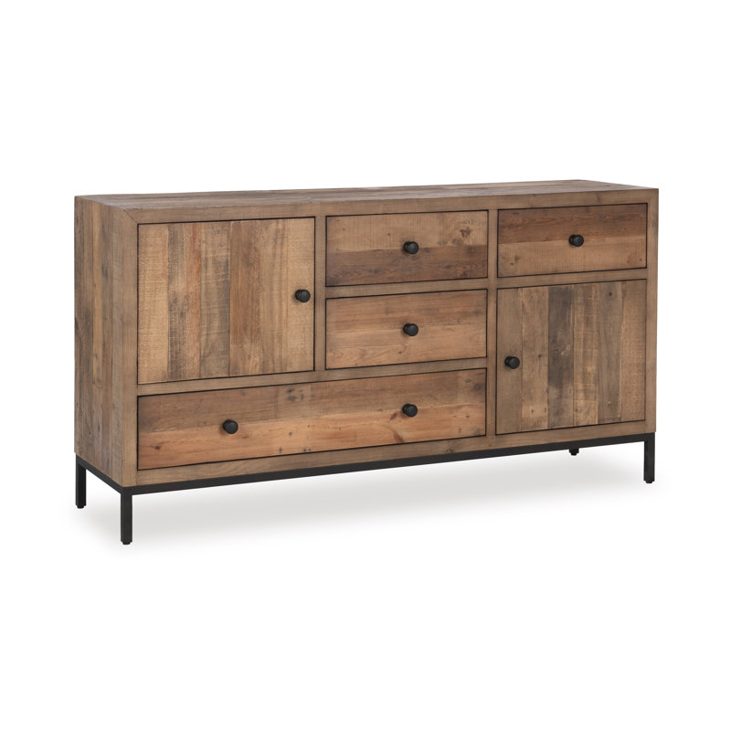 Birch Lane™ Elliott Reclaimed Pine Wood Sideboard Buffet | Wayfair