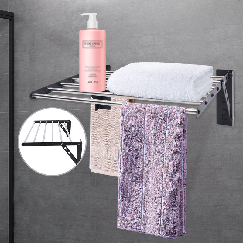 Rebrilliant Stainless Steel Wall Mounted Drying Rack & Reviews | Wayfair