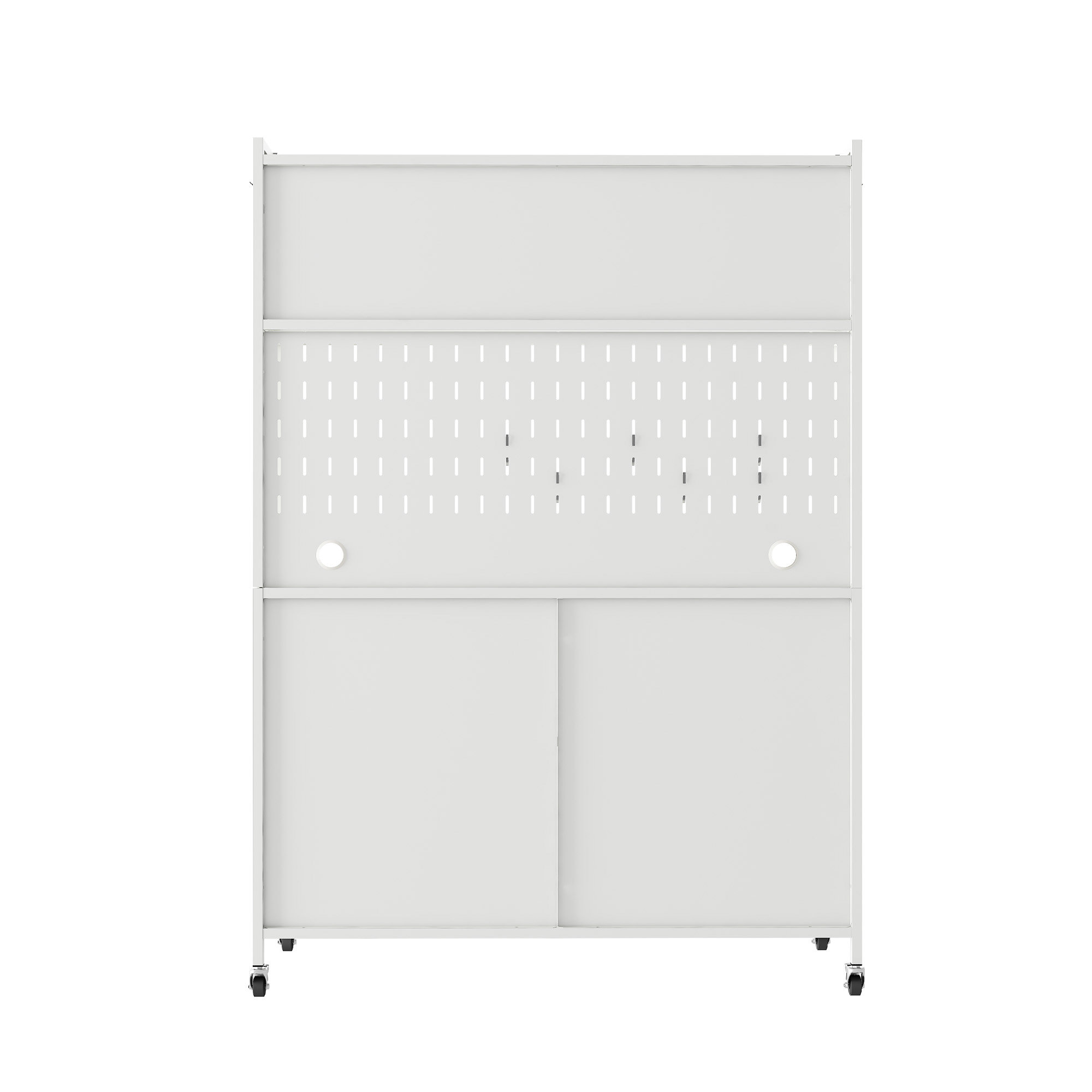 Latitude Run® Kitchen Pantry Cabinet, Tall Storage Cabinet with Glass ...