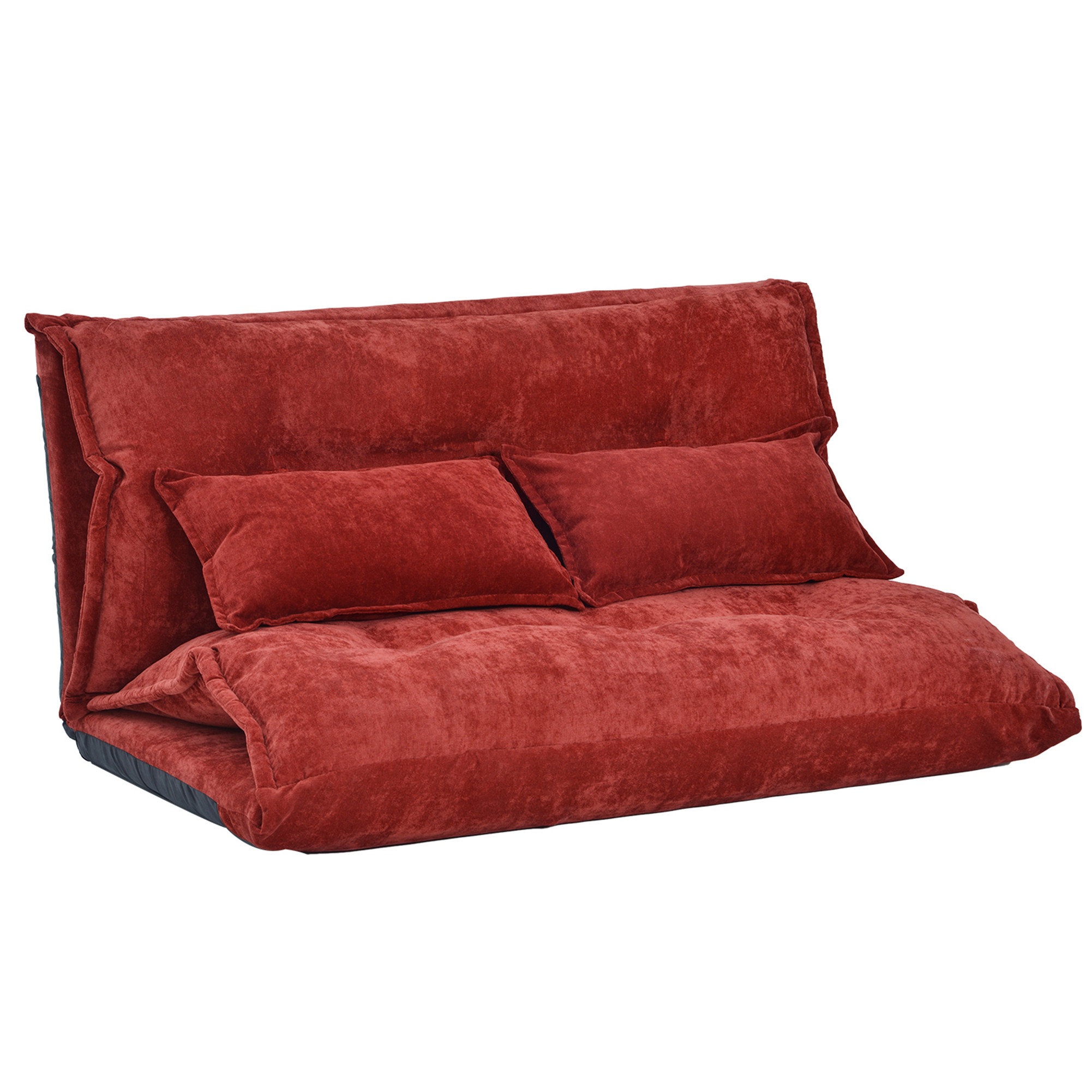 Trule Kameron 43.30'' W Adjustable Folding Tufted Pouf Sofa, Video ...