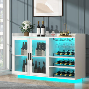 Wade Logan® Brinsley 15.7 Bar Cabinet & Reviews | Wayfair