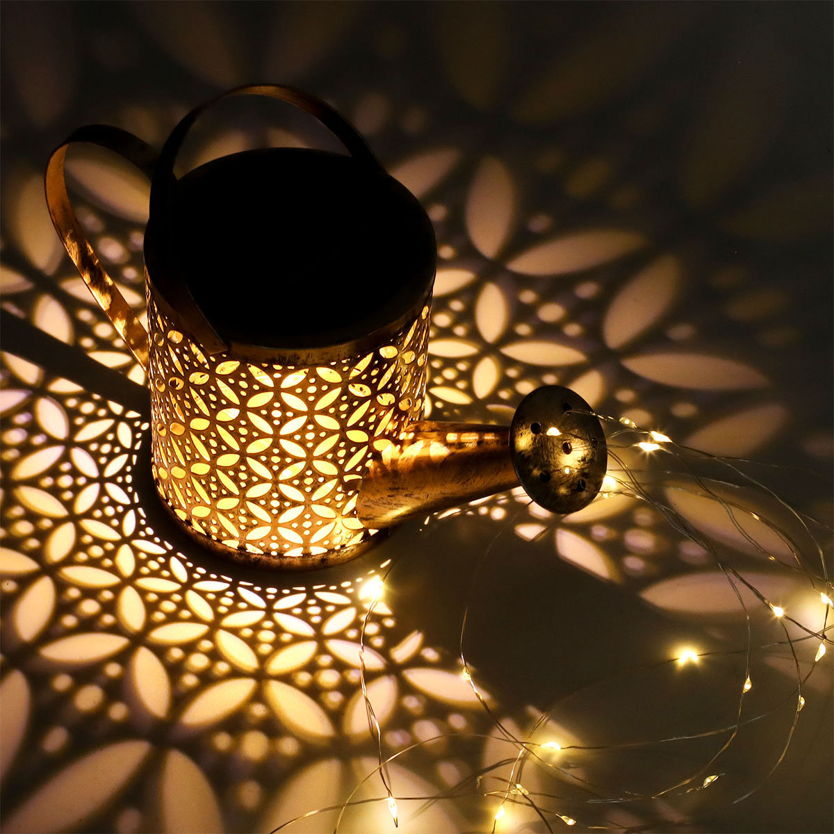 Deago 31.5" Solar Powered Outdoor Lantern - Wayfair Canada