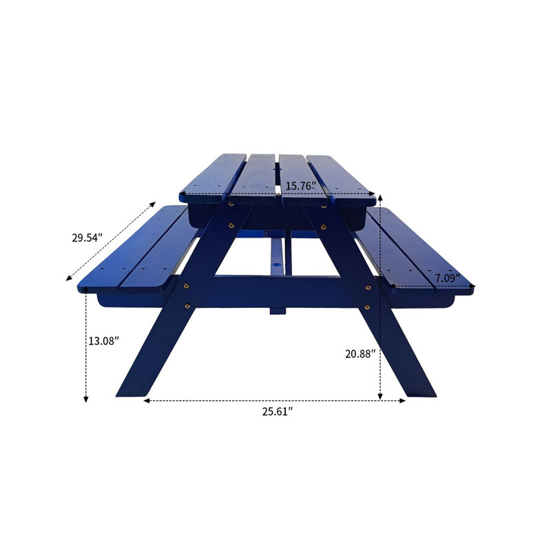 Ebern Designs Modern minimalist one-piece dining table and chairs with ...