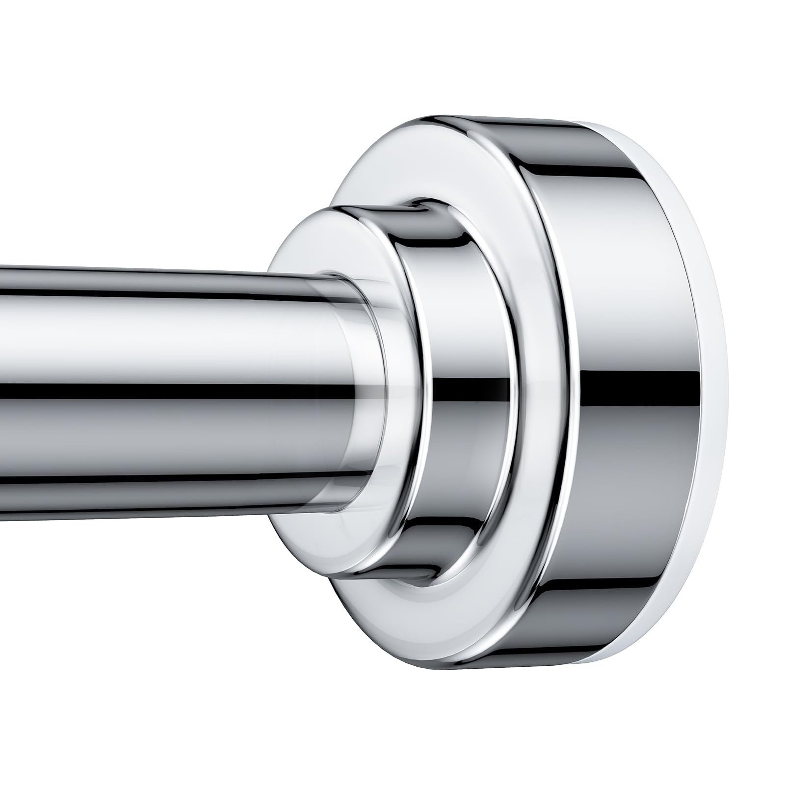 TWDAI Stainless Steel Spring-Loaded Tension Shower Curtain Rod – No ...