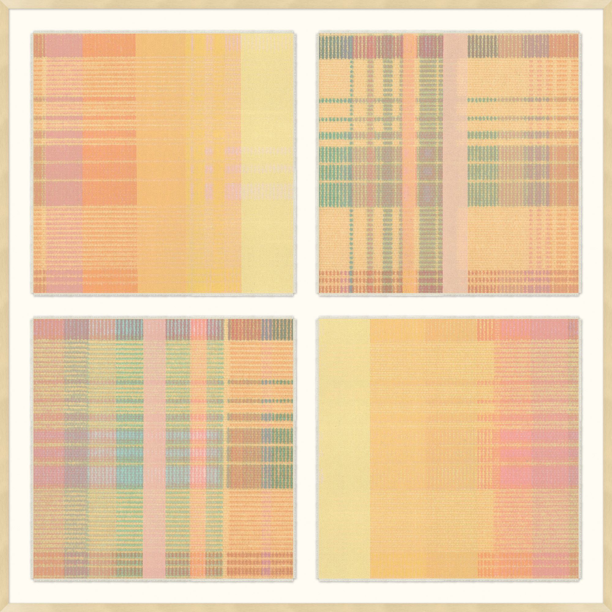 Wendover Art Group Patchy Plaid 2 by Mat Sanders - Single Picture Frame ...