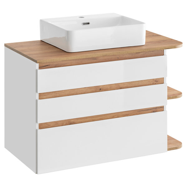 17 Stories Wall -mounted vanity unit | Wayfair.co.uk