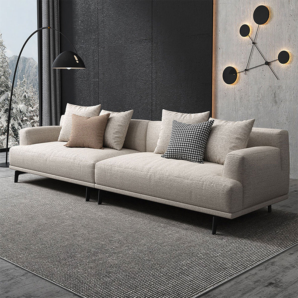 Awning Specs Creamy white Cotton and linen Modular Sofa cushion couch ...