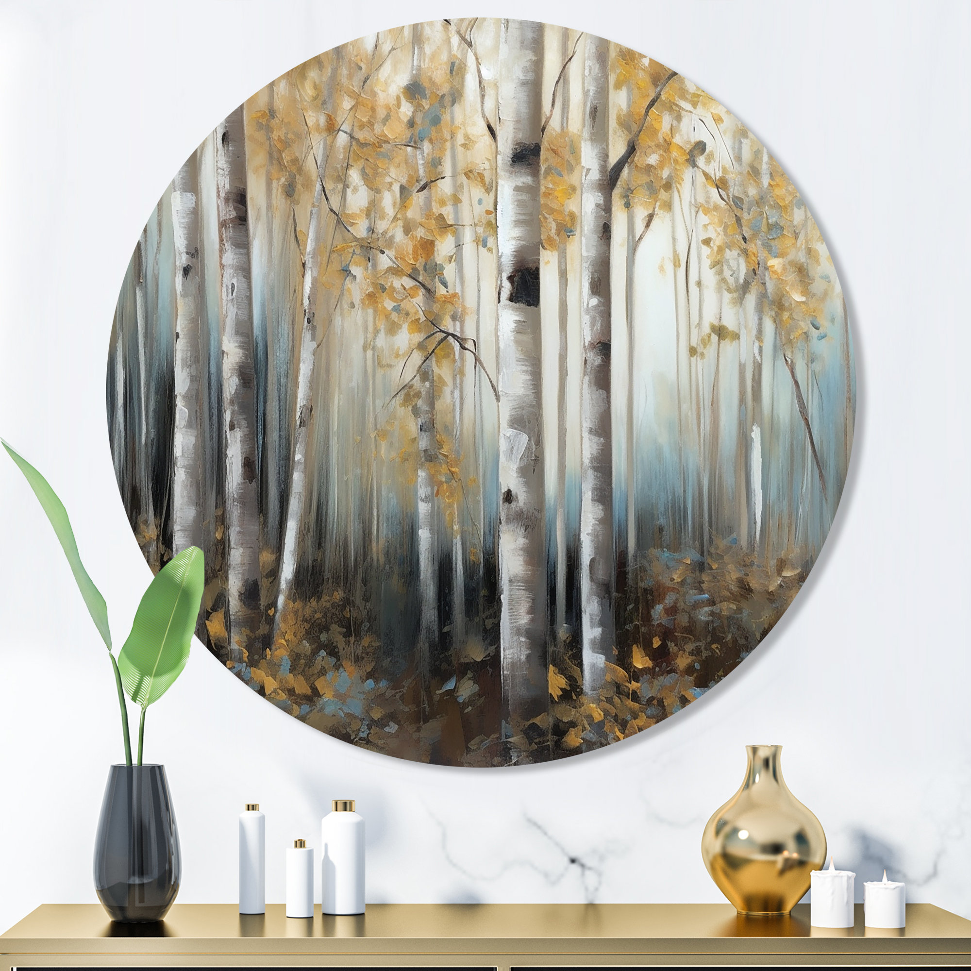 Red Barrel Studio® Nesconset Birch Tree Forest Wonderland I - Tree ...