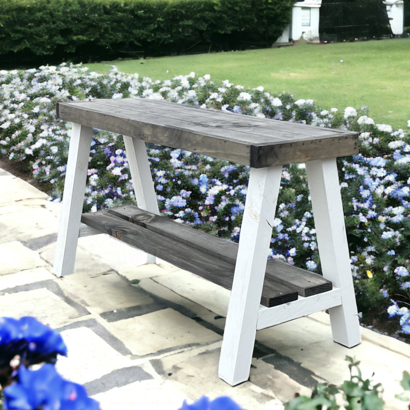 Gracie Oaks Minoo Solid Wood Storage Bench & Reviews | Wayfair