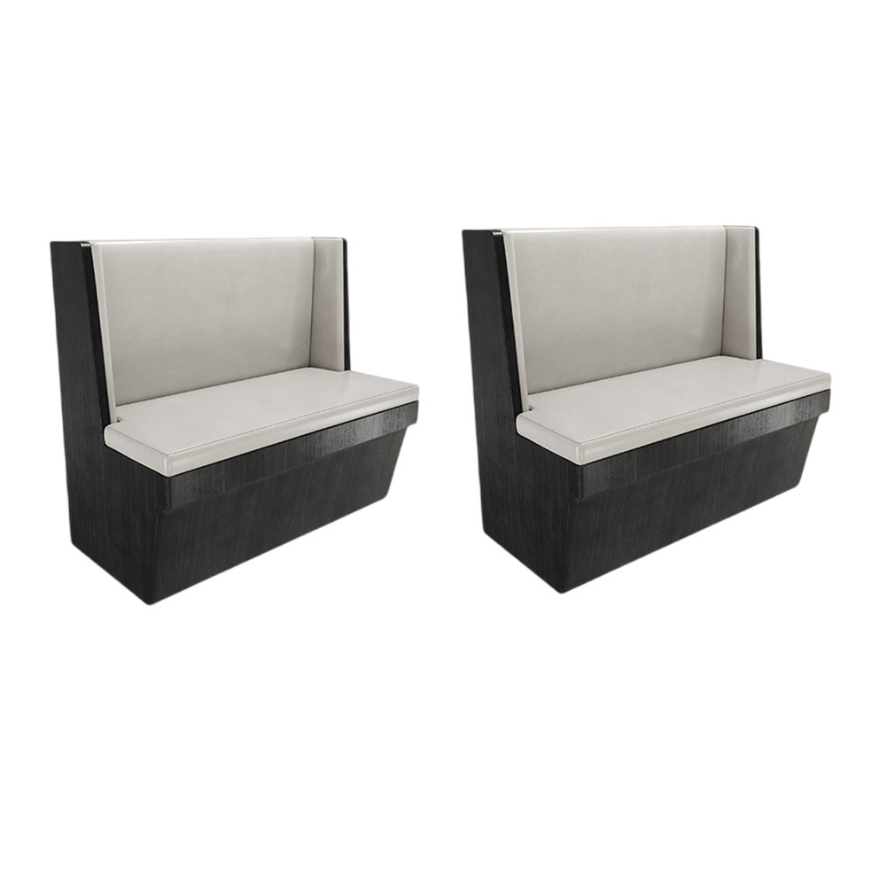 Visual card holder Stylish Minimalist Cafe Restaurant Benches Faux ...