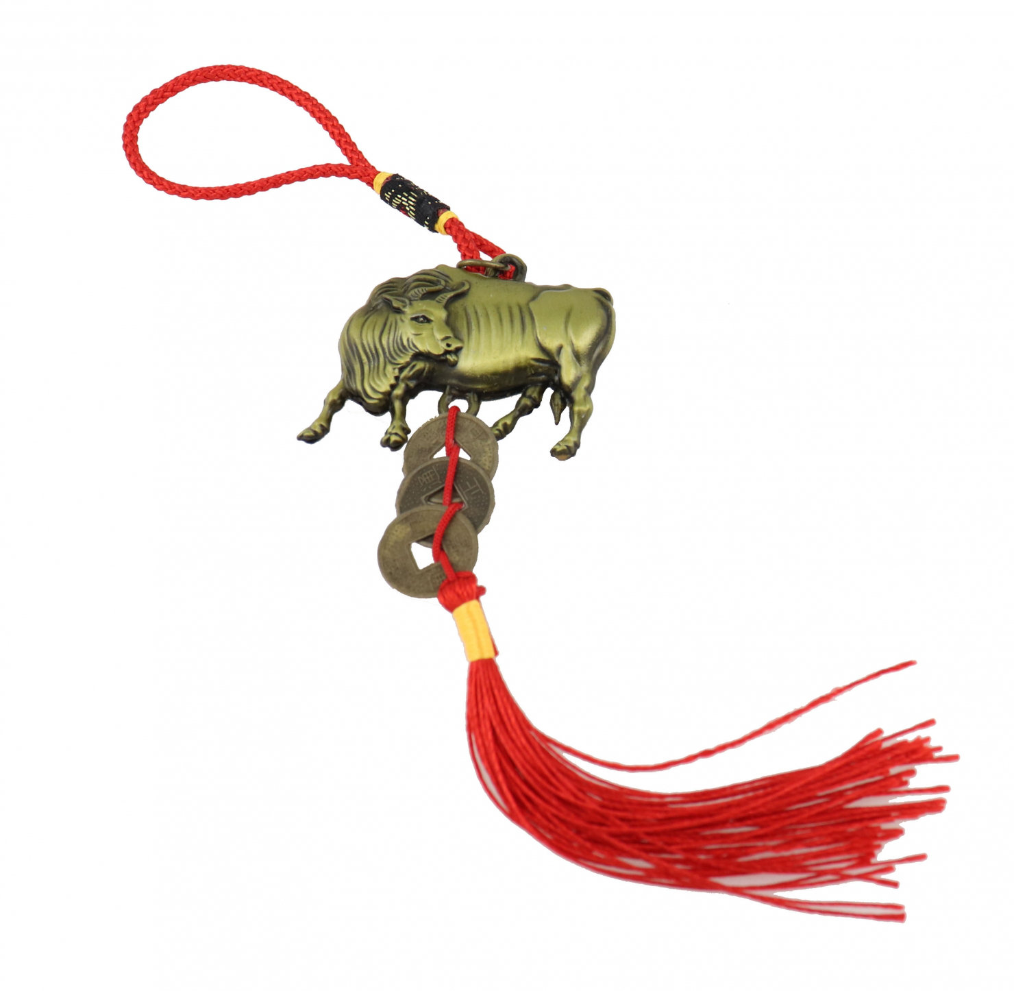 Bungalow Rose Shinning Ox Charm for Year of the Ox Wall Décor | Wayfair