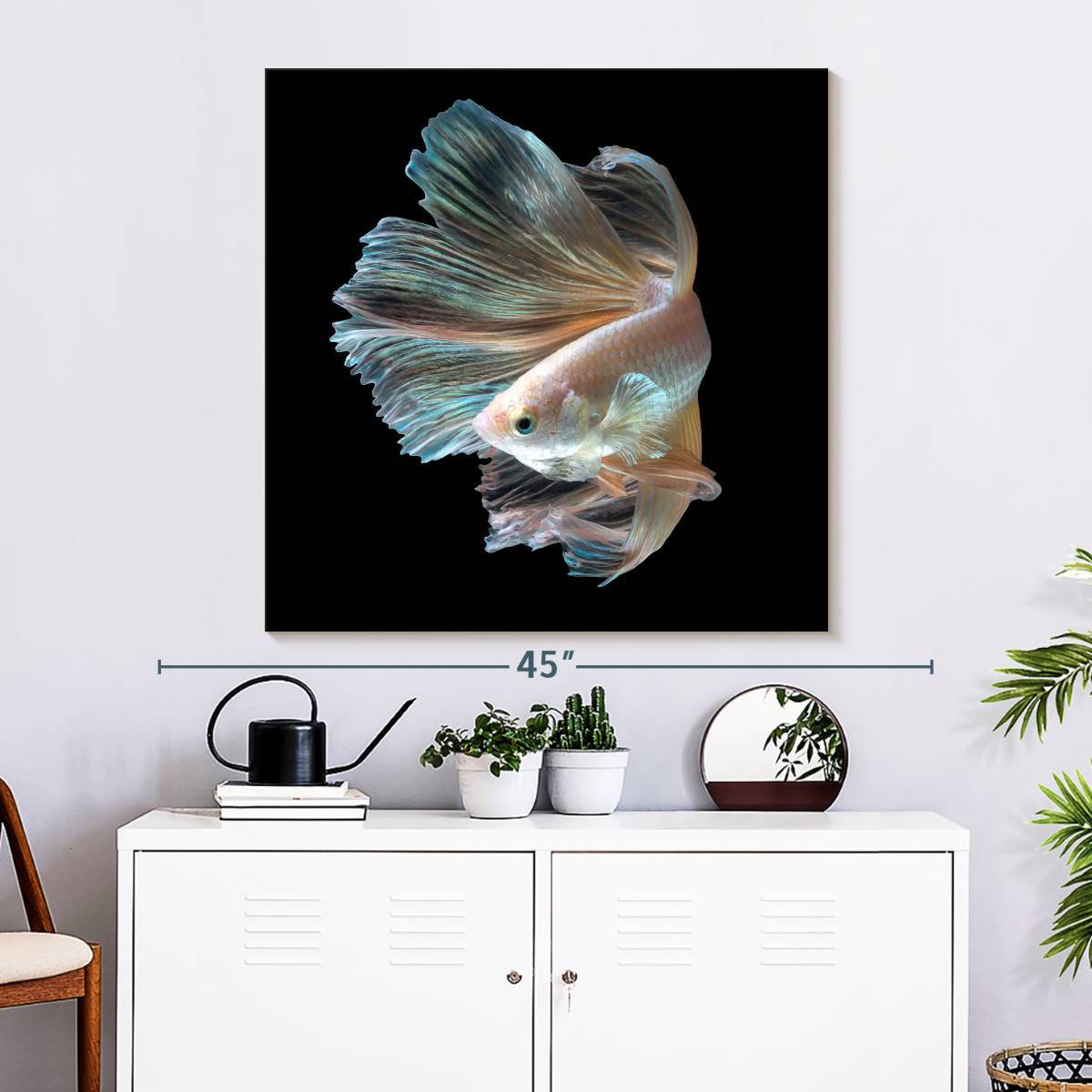 Ebern Designs Crowle Majestic Siamese Betta Fish - Wayfair Canada