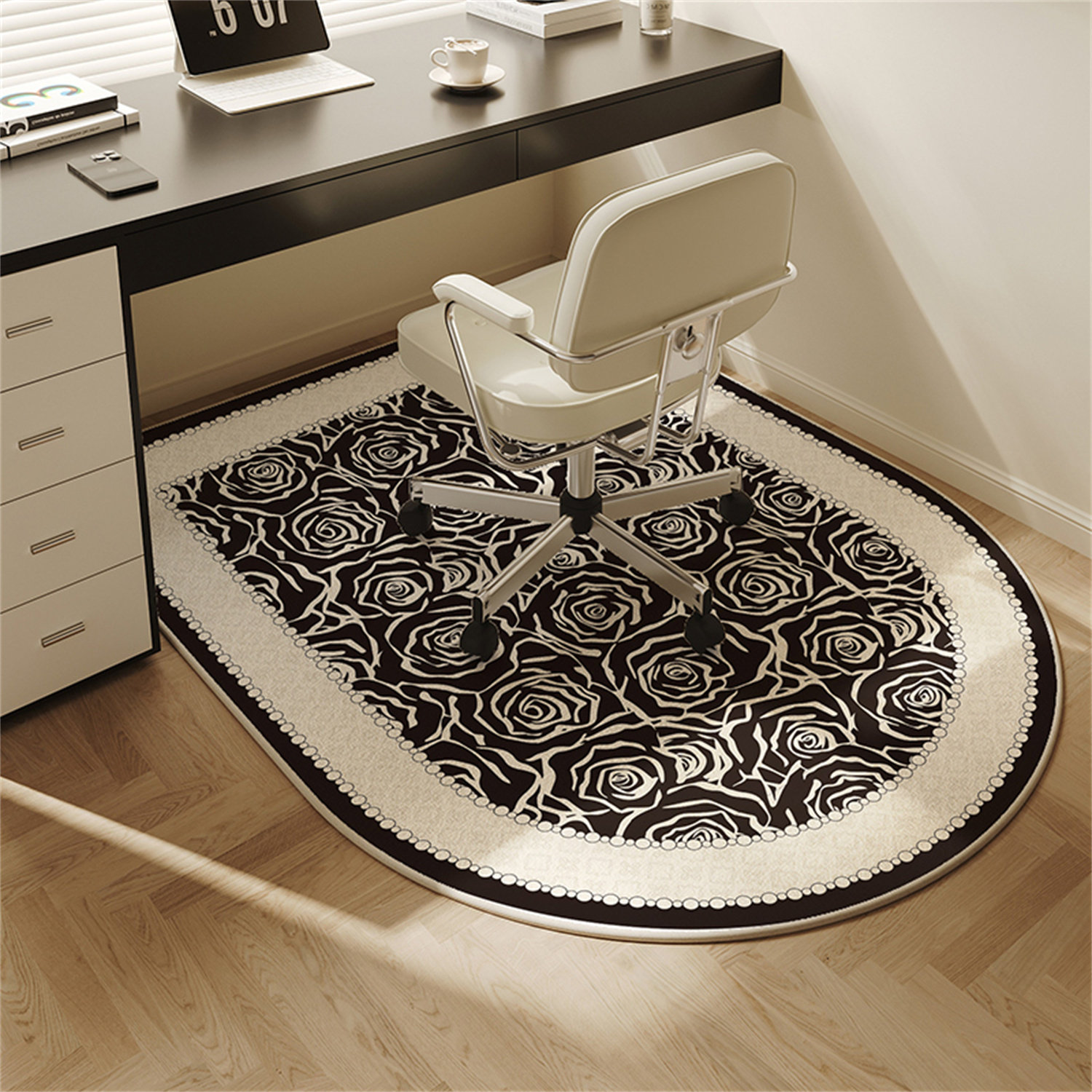 JINXI Circular Computer Chair Cushion Floor Mat | Wayfair