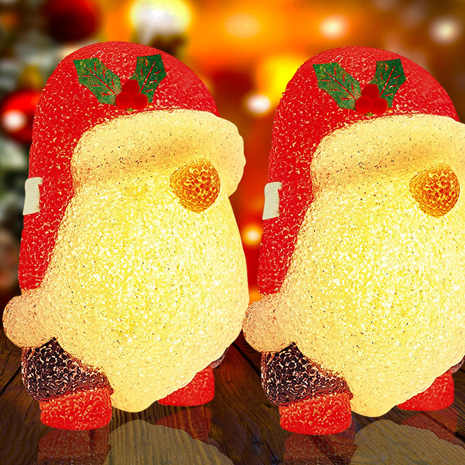 The Holiday Aisle® 2 Pack Christmas Porch Light Covers, Santa Claus ...