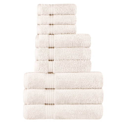 Ivory & Cream Bath Towels You'll Love | Wayfair