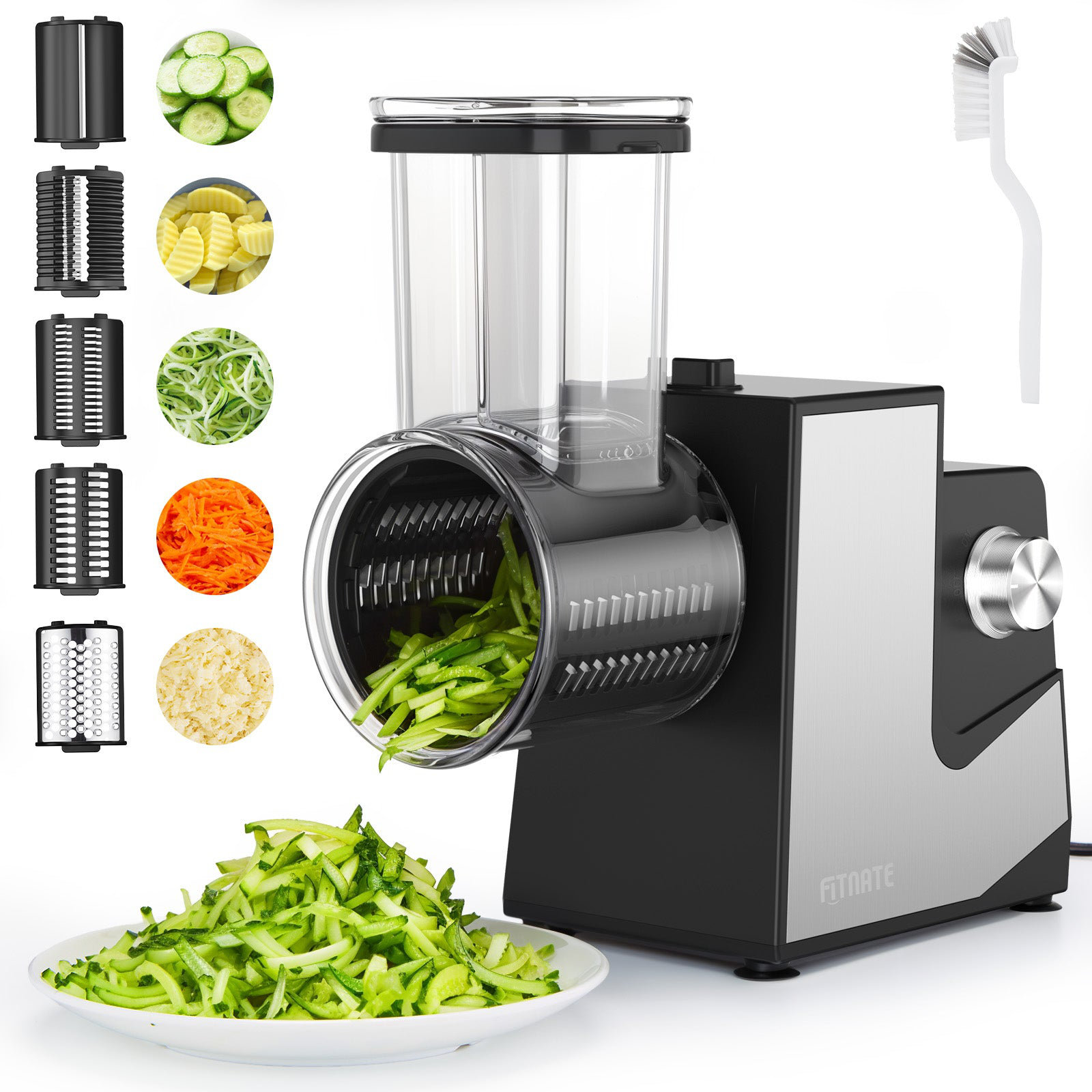 Fitnate Efficient Electric Grater Multifunctional Slicer Shredder | Wayfair