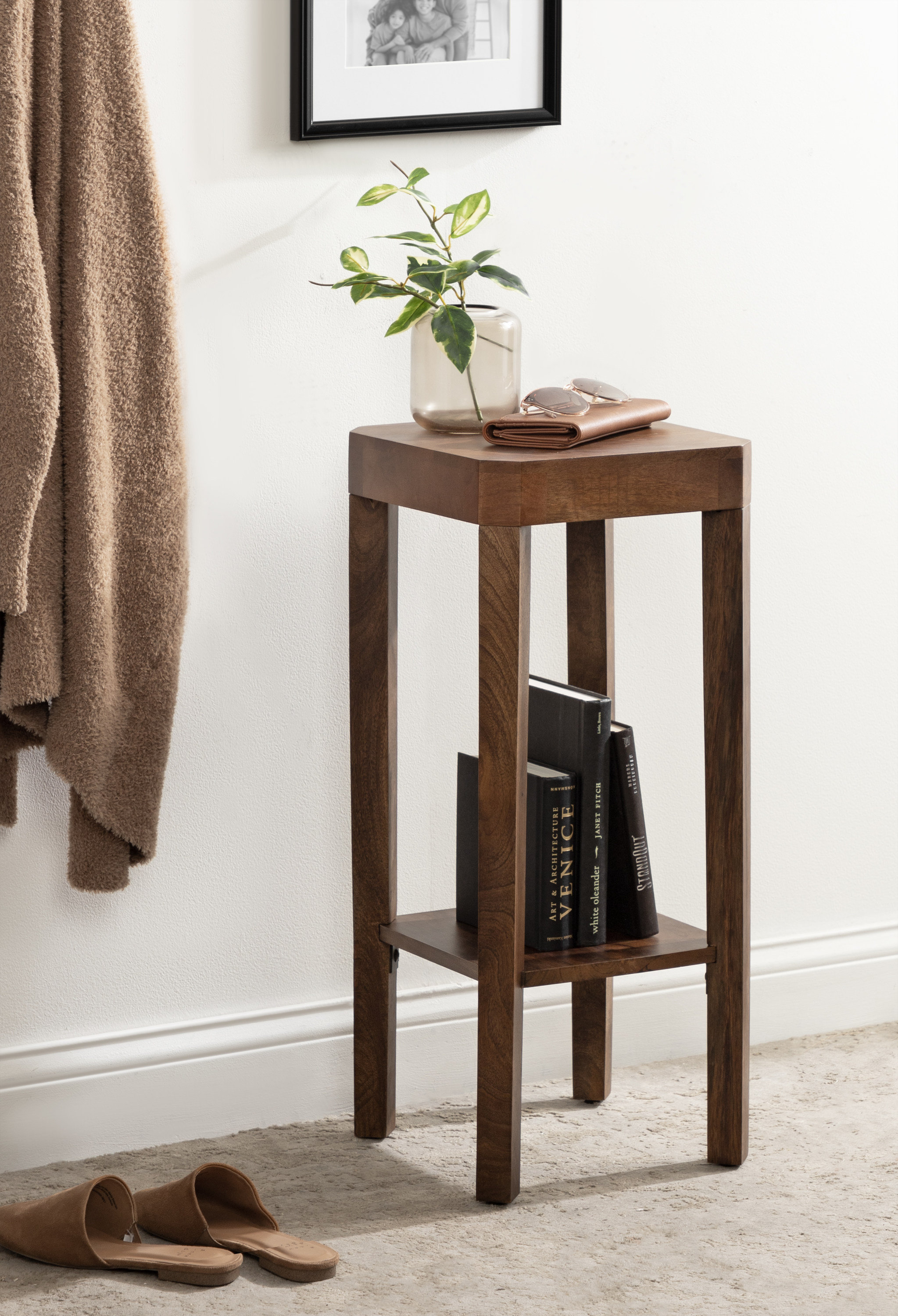 Latitude Run® Square Tiered Wood Drink Table - Wayfair Canada