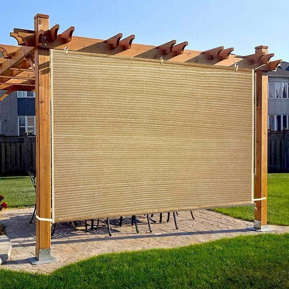 HGmart Sunscreen Shade Panel 8'x12' Rectangle Shade Sail With Rope ...