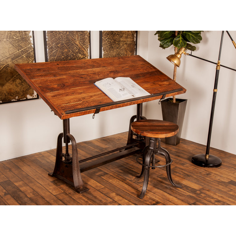 Trent Austin Design® Reale Drafting Table and Chair Set & Reviews | Wayfair